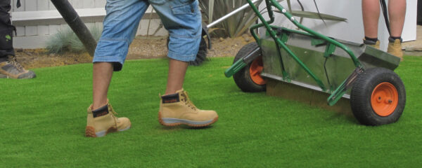 How To Sand Infill Your Artificial Grass | DIY | LazyLawn