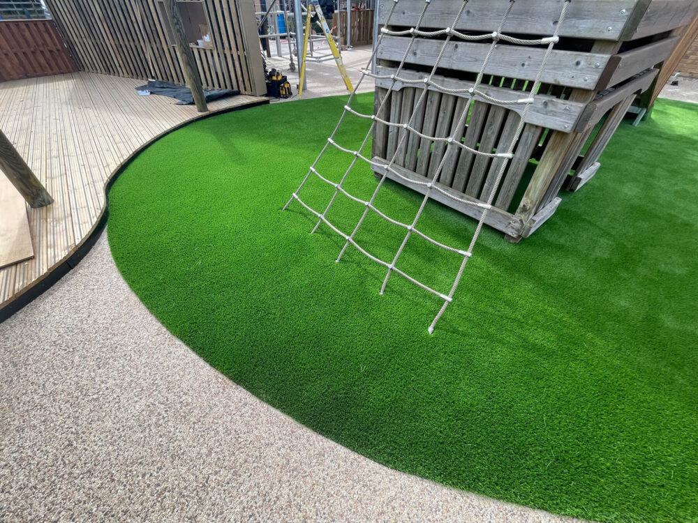 A Clean and Safe Play Area for Laxton Junior School