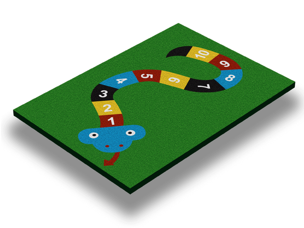 LazyPlay CAD Elements - Numbers Snake | LazyLawn